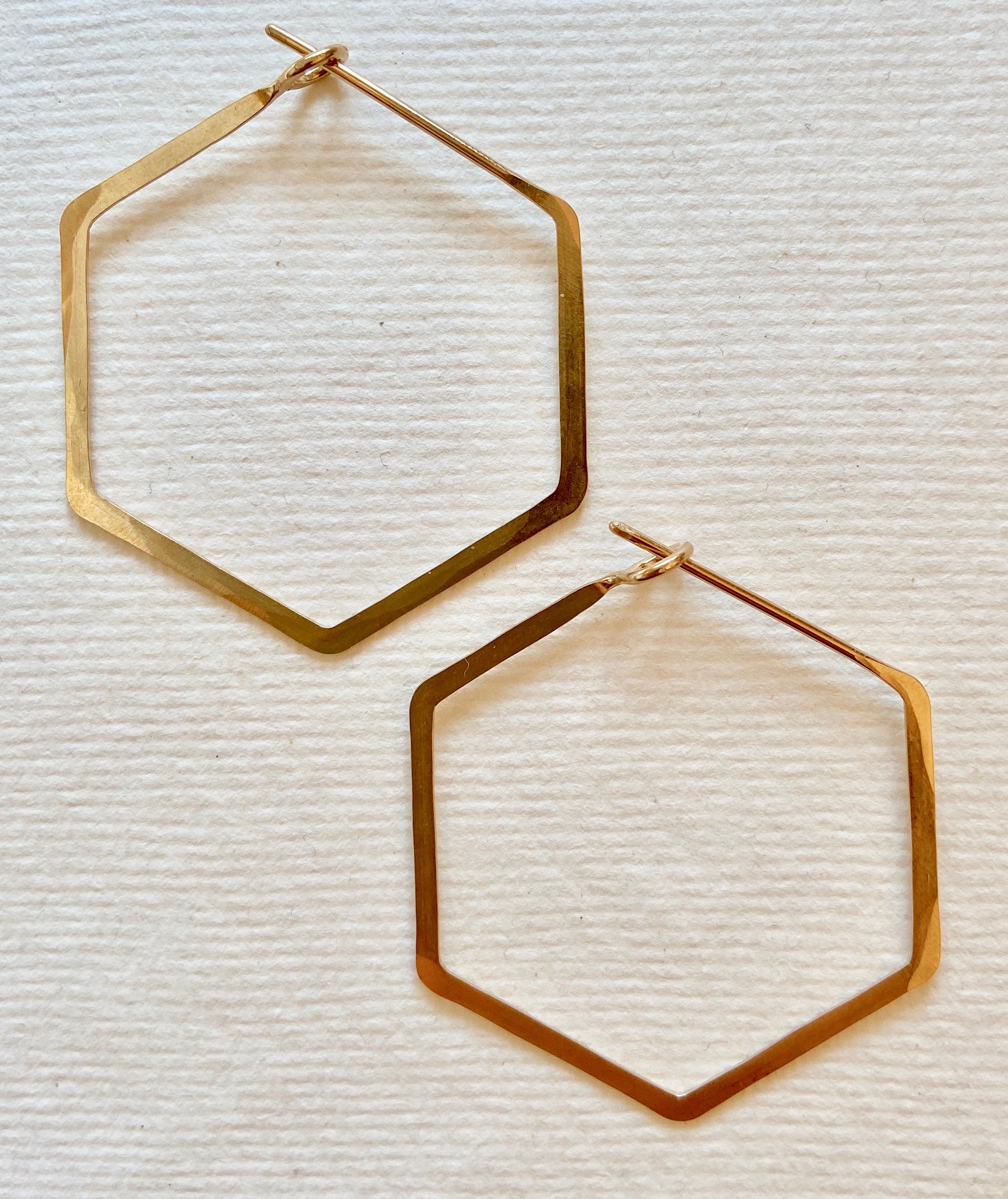 Hexagon Hoop - Small – Jessica DeCarlo New York