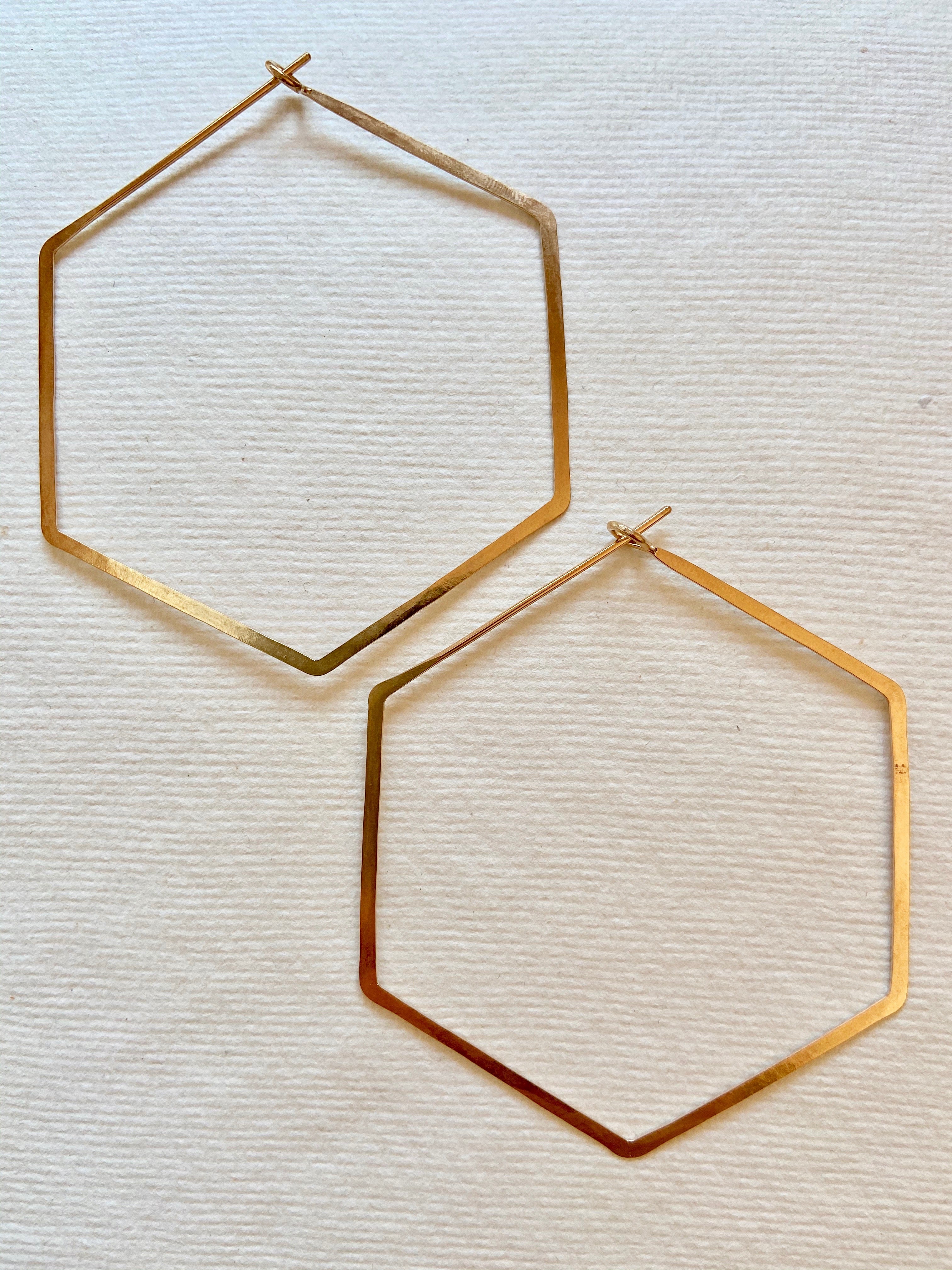 Hexagon Hoop - Large – Jessica DeCarlo New York